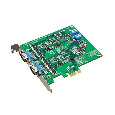 PCIE-1604C-AE, PCI Express x1 адаптер 2xRS-232 разъем DB9 Male